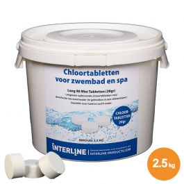 Interline chloortabletten 20 gram 2,5kg | Heuts